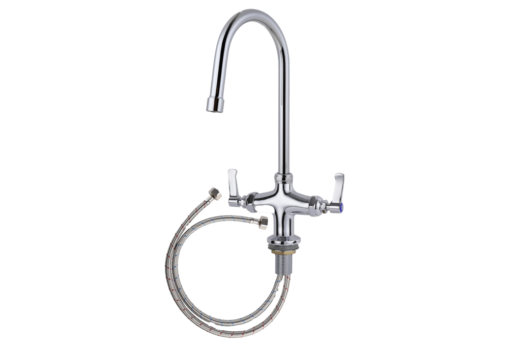 Commercial Mixer Tap Heavy Duty Gooseneck - The Grease Trap Store